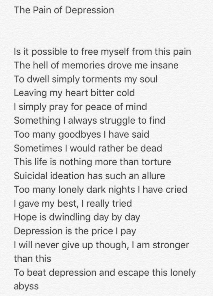 Poesiens Helende Kraft mod Depression - MEDNOTE